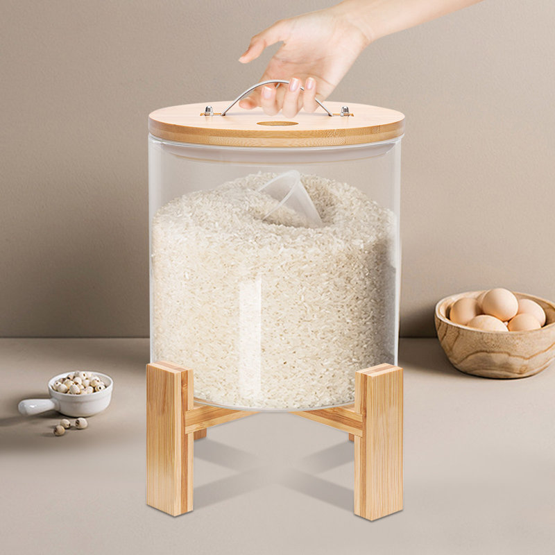 Prep Savour Jerseyville Rice Storage Container